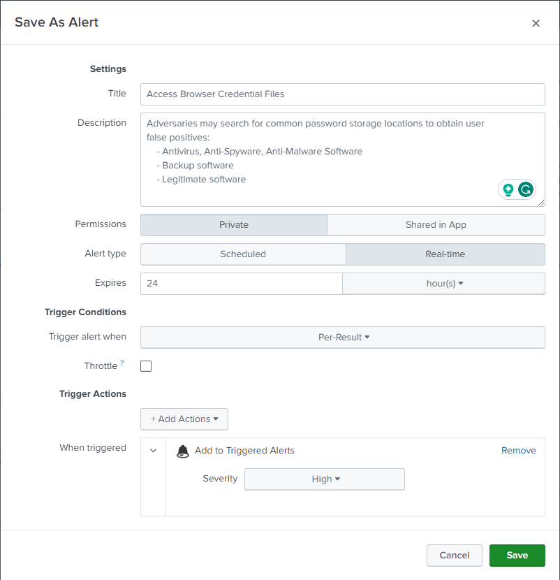 Threat Hunting: Detecting Browser Credential Stealing [T1555.003]
